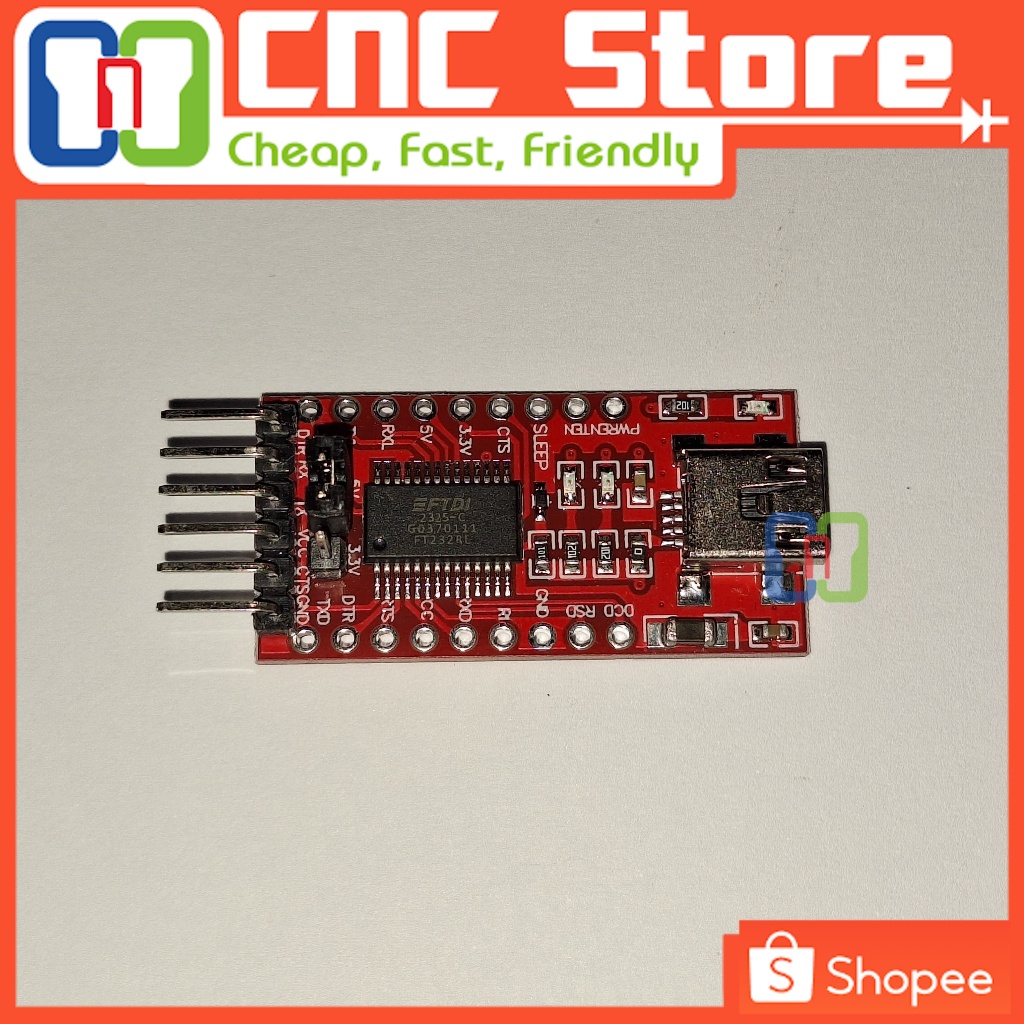 Jual [BRD-0009] FTDI FT232RL FT232 USB TO TTL SERIAL CONVERTER ADAPTER ...