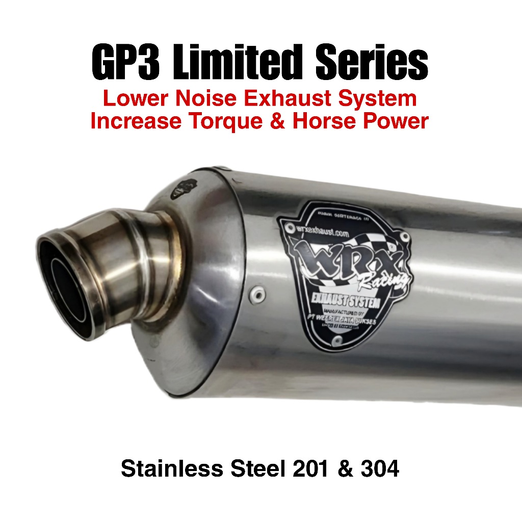 Jual Knalpot WRX GP3 Limited K175 SE GSX150 | Shopee Indonesia