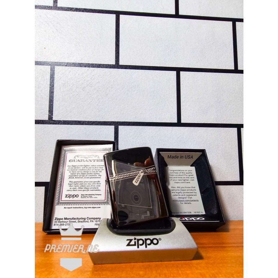Jual ZIPPO ZIPPER ORIGINAL PING SOUND WITH SEAL ORANGE | Shopee Indonesia