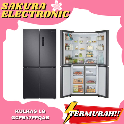 Jual KULKAS LG GCFB47FFQAB 470 LITER SIDE BY SIDE SMART INVERTER GC ...