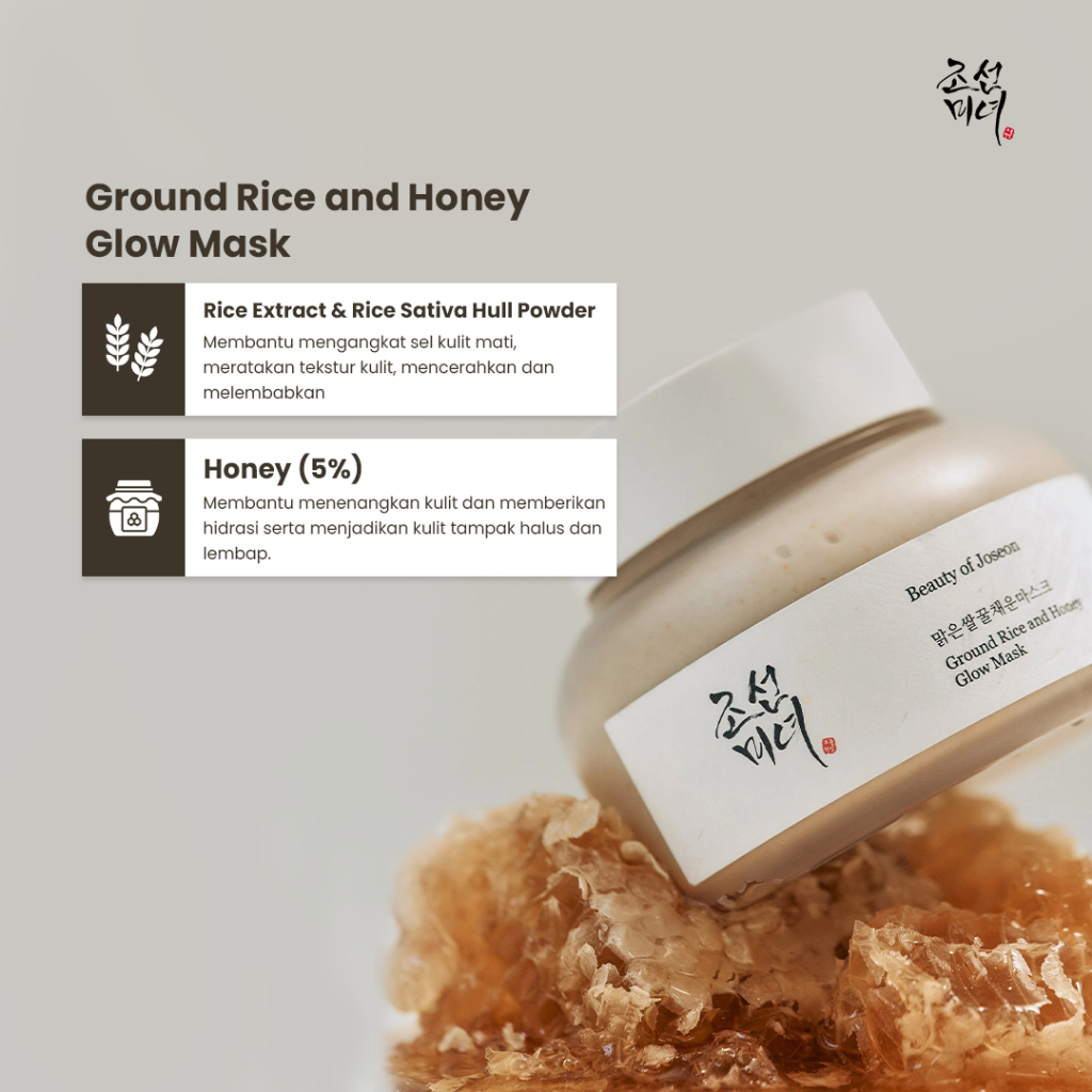 Jual Beauty of Joseon Ground Rice and Honey Glow Mask 150 ml | Shopee Indonesia