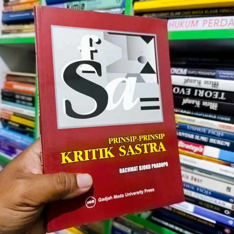 Jual (ORI) buku prinsip - prinsip kritik sastra- Rachmat Djoko Pradopo ...