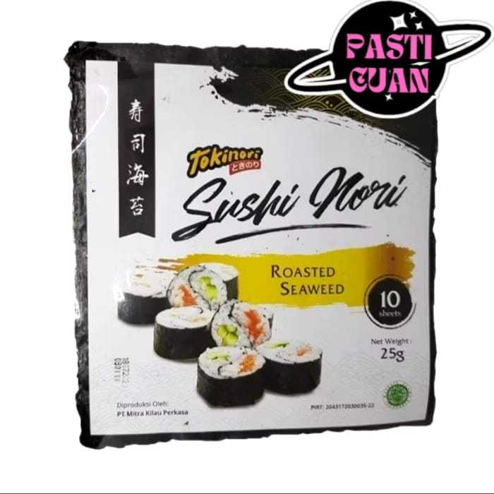 Jual TOKINORI 10 LEMBAR SUSHI NORI 10 SHEET DREAD SEAWEED SUSHI ENAK ...