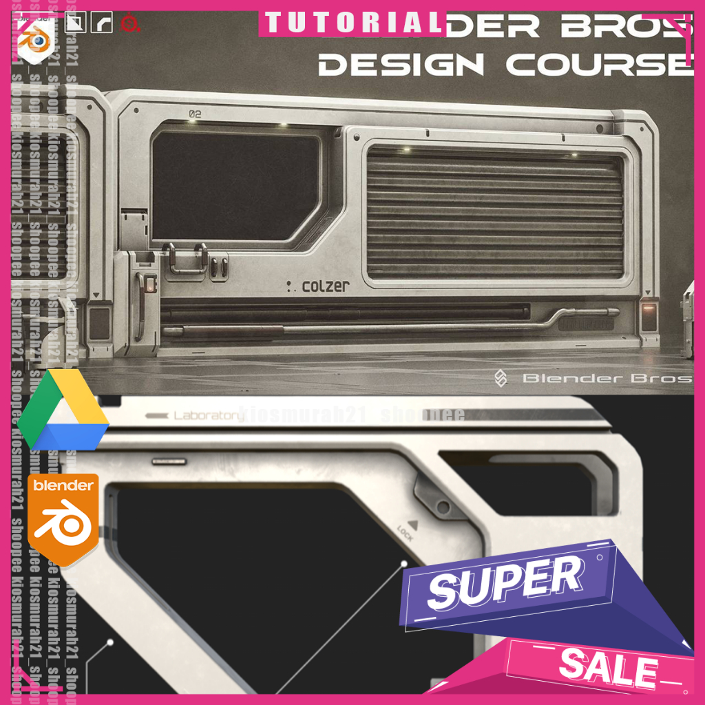 Jual Blender 3D - Blender Bros - Design Course 3D Blender Tutorial ...