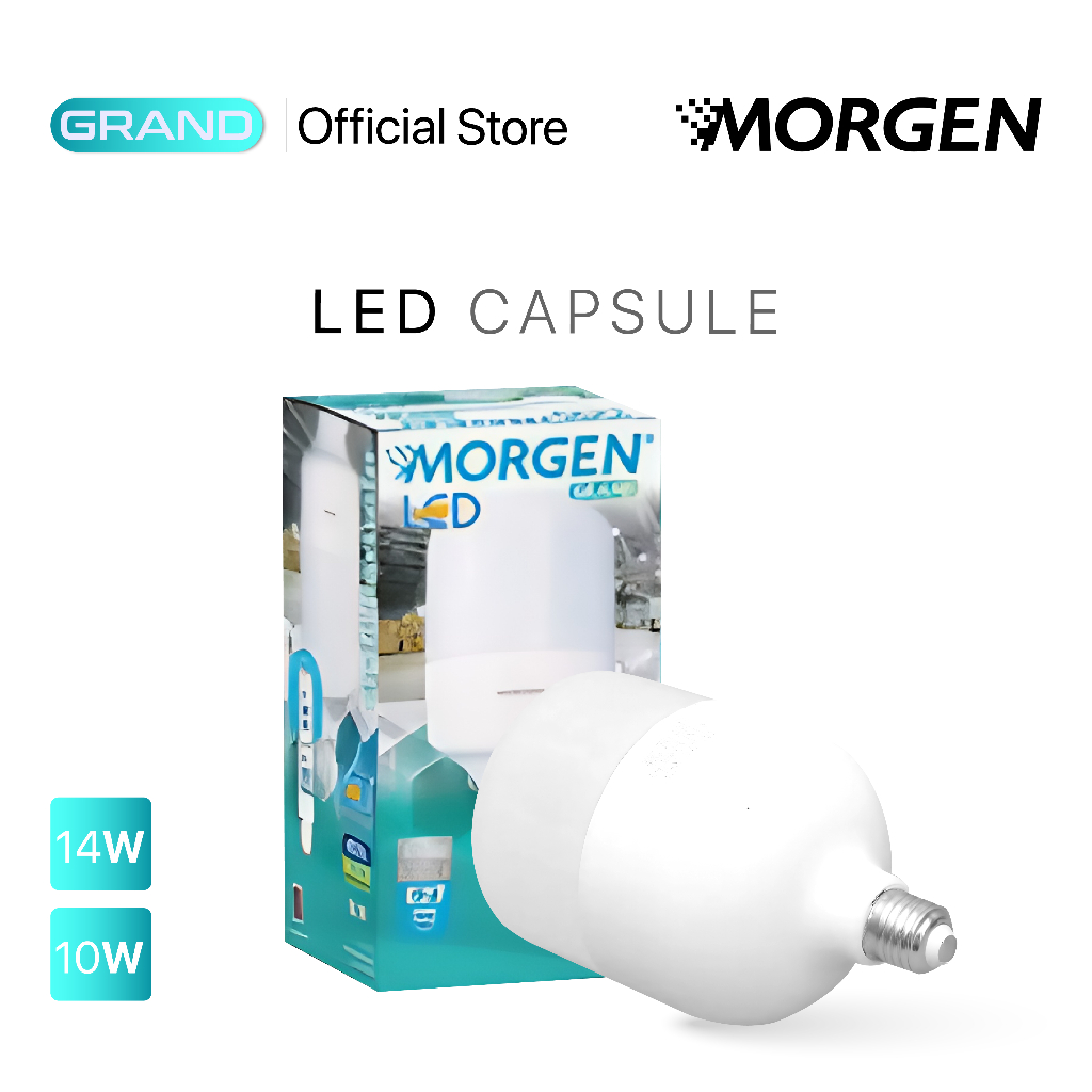 Jual Morgen Lampu LED Capsule Grand Series - Lampu Kapsul Putih / Kuning 10W - 50W E27 | Shopee ...