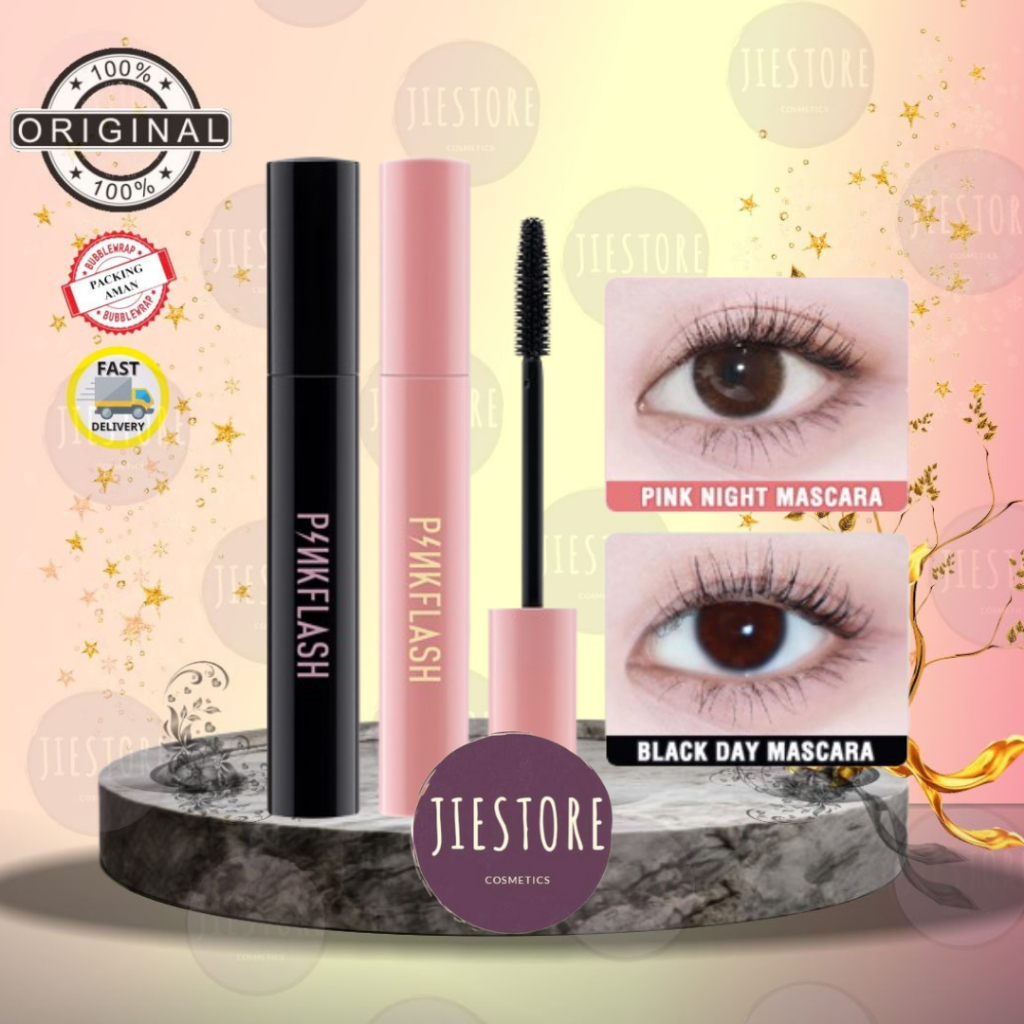 Jual PINKFLASH Maskara Oilproof Curl Mascara Volume Bulu Mata PF-E08 ...