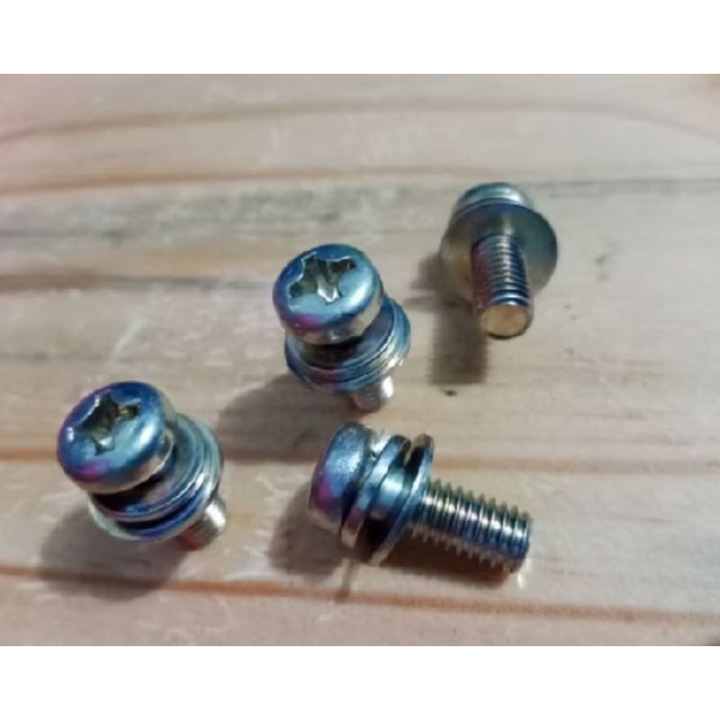 Jual baut engsel belakang hartop baut jp dobel ring m6x16 harga per 1 ...