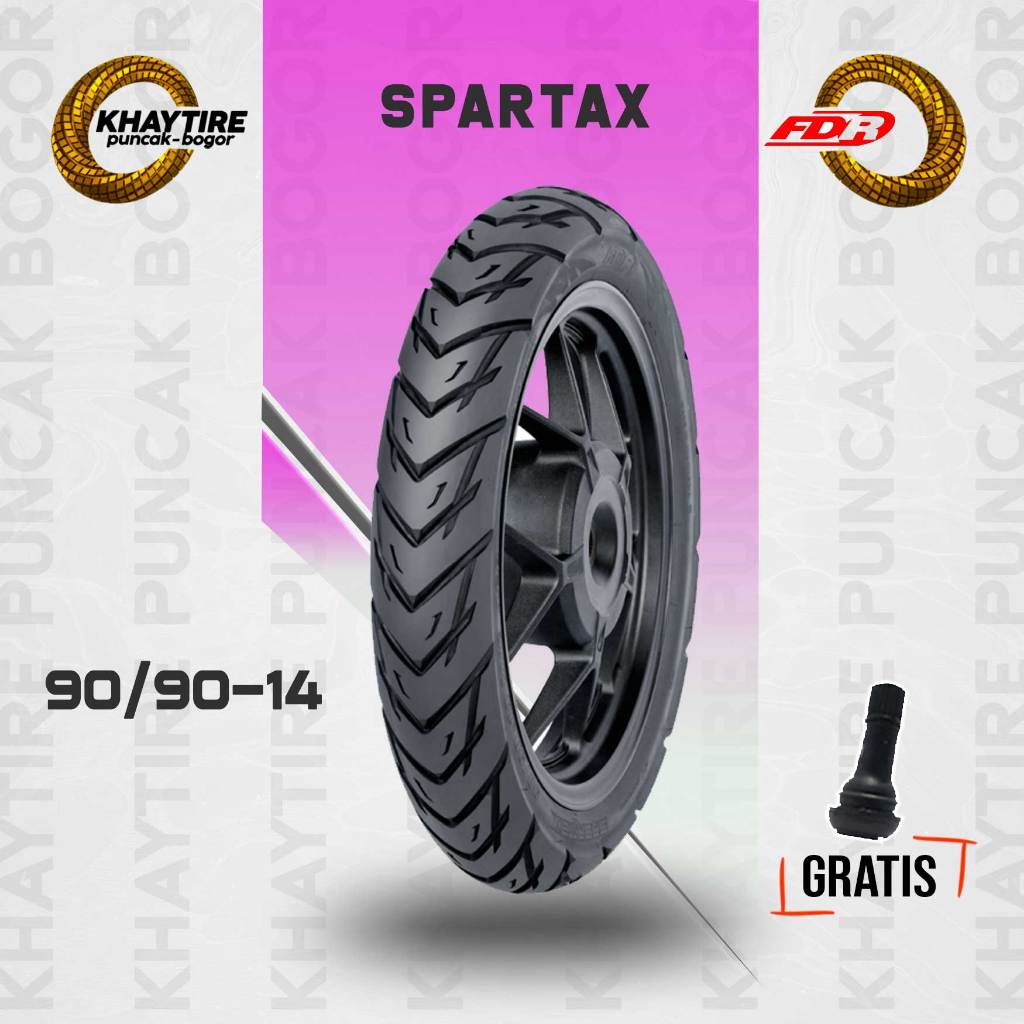 Jual Ban Tubles Motor Matic FDR SPARTAX 90/90 - 14 - KENDA K488 ...
