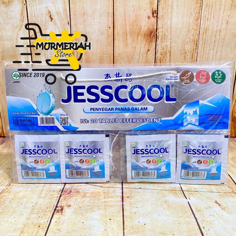 Jual JESSCOOL Effervescent RENTENG isi 20 tablet-Penyegar Panas Dalam ...