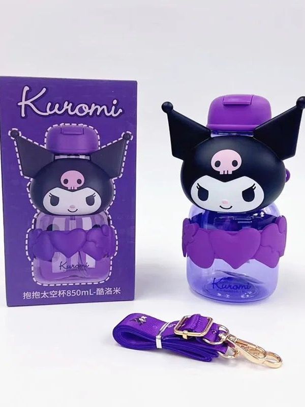 Jual (COD) Botol Minum Sanrio Kuromi Hello Kitty Cinamonroll Pochacco Hayakodon 850ml | Shopee ...