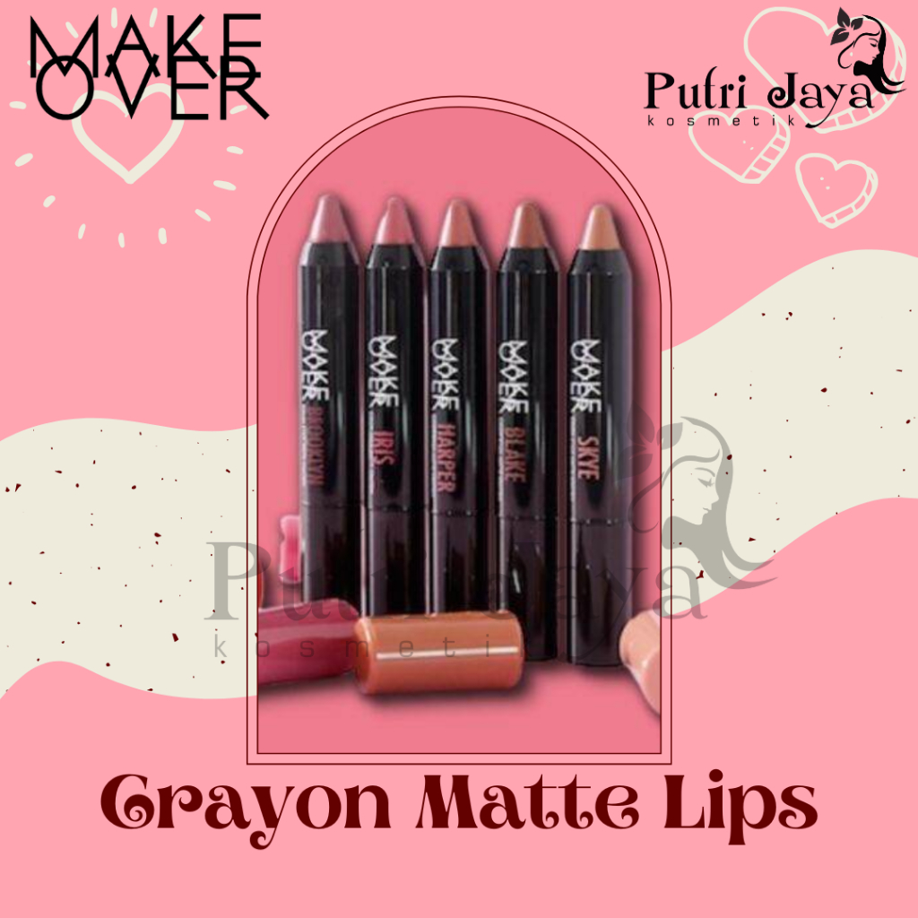 Jual MAKEOVER Color Stick Matte Crayon Lipstick (Lip Crayon) | Shopee ...