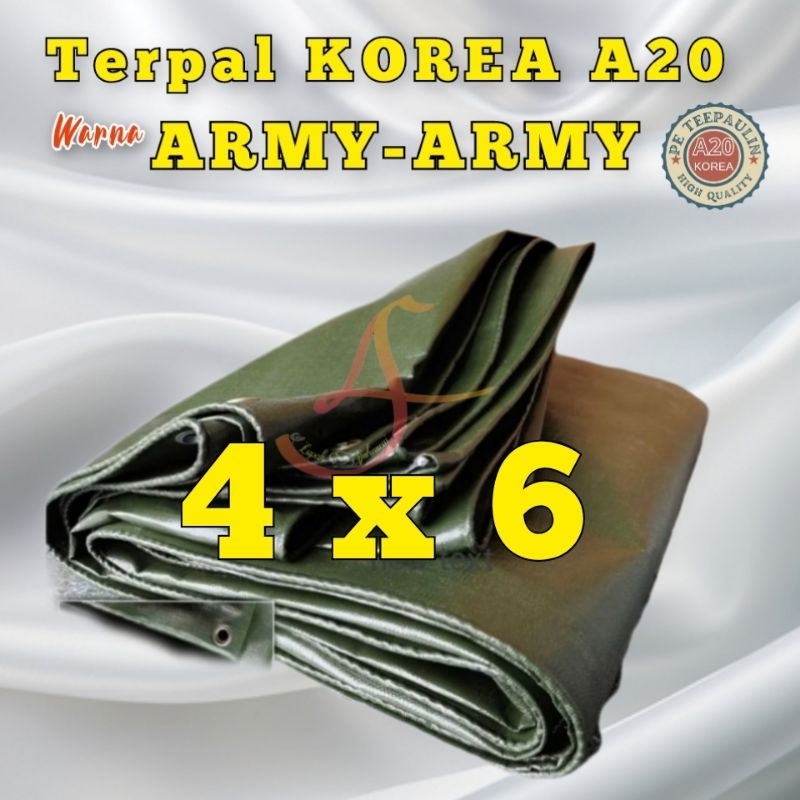 Jual terpal korea A20 terpal 4x6 tebal terpal plastik terpal lembaran ...