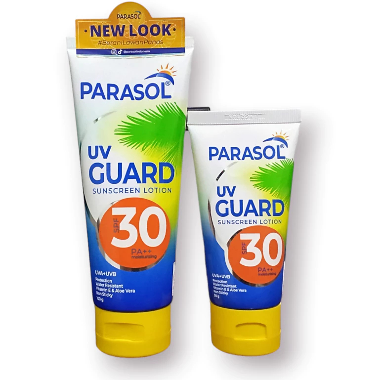 Jual Parasol Sunscreen Lotion UV Guard Sunblock SPF 30 PA ++ 50 gr ...