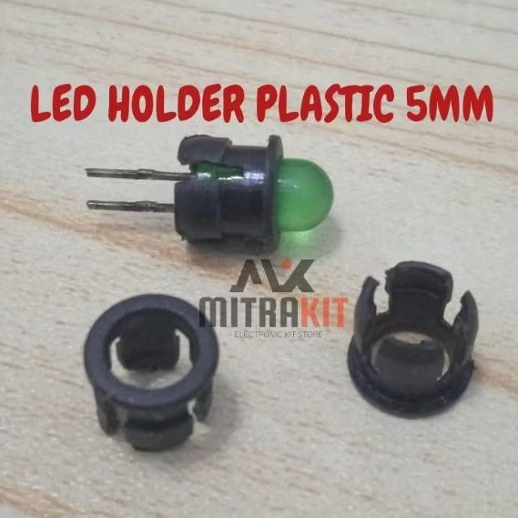 Jual LED HOLDER Plastik untuk led 5mm Led Holder 5mm | Shopee Indonesia