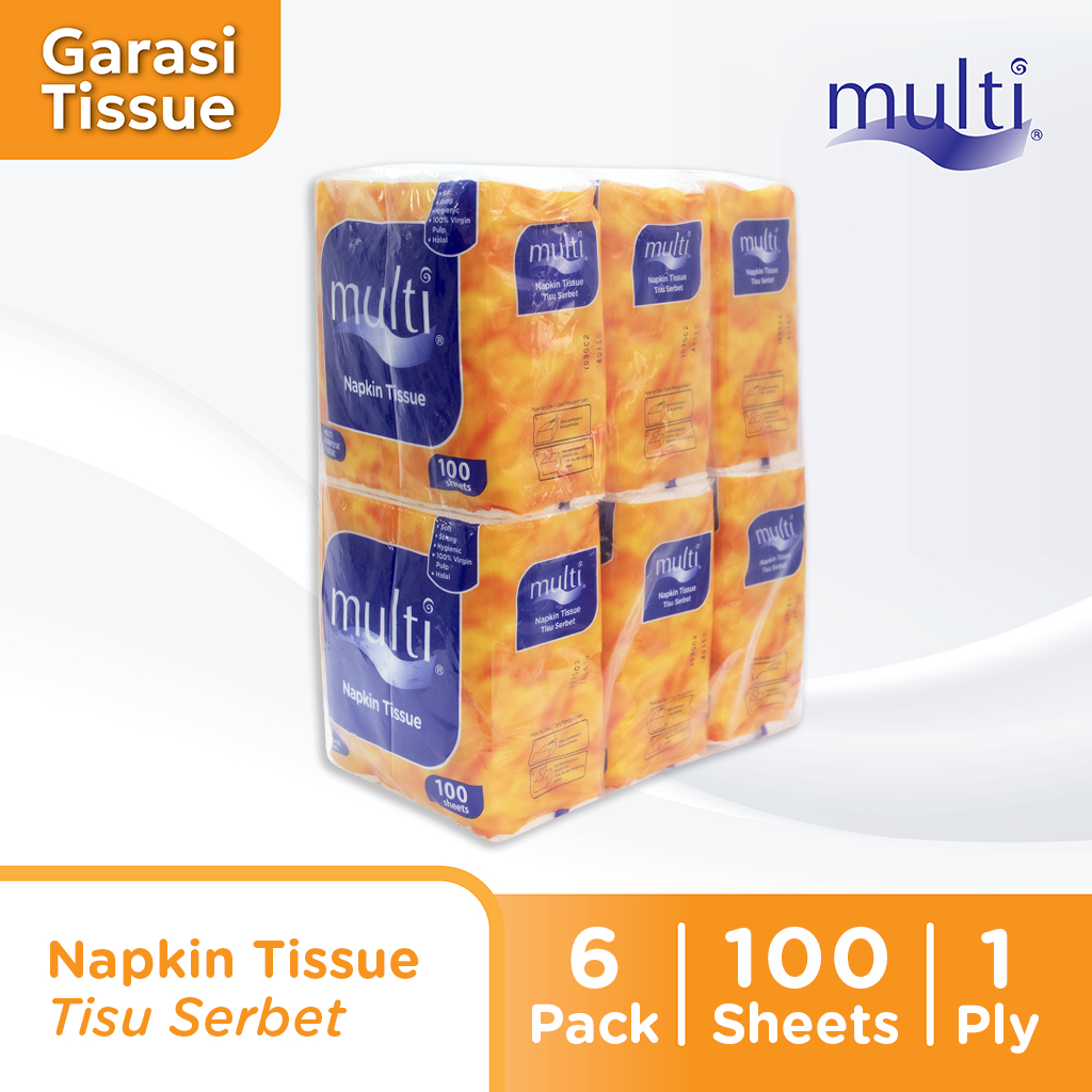 Jual 6 Pcs Tissue Multi Napkin 100 Sheets MN-01 | Shopee Indonesia