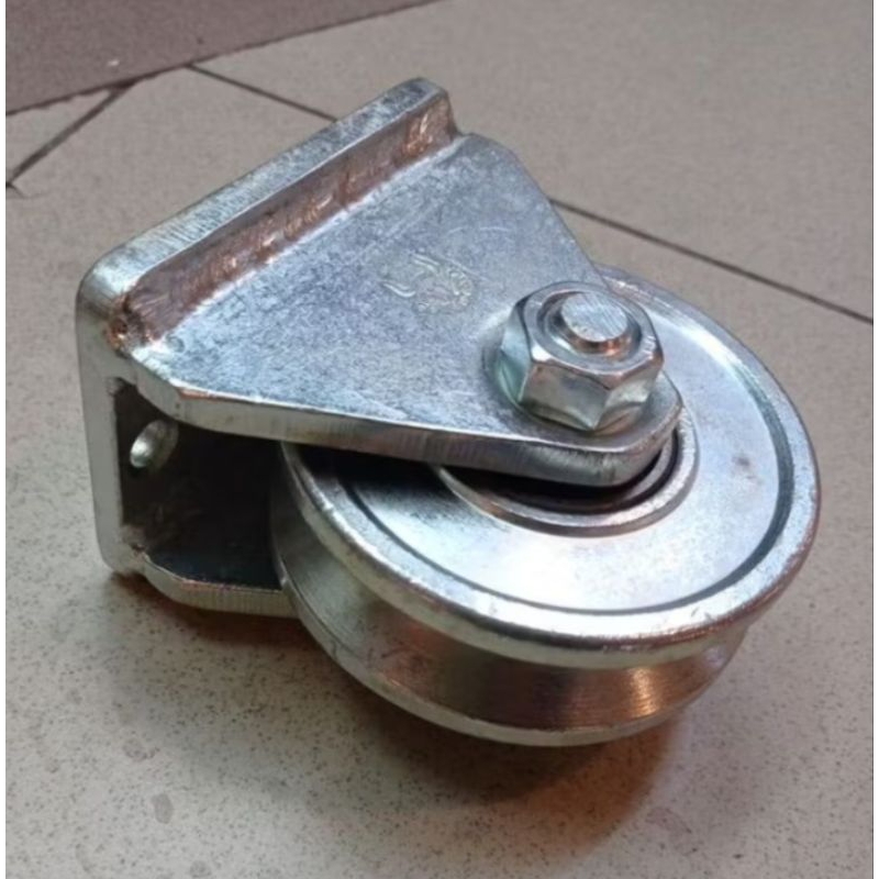 Jual roda pintu pagar/roda pintu gerbang/roda pagar besi/roda besi 4 ...