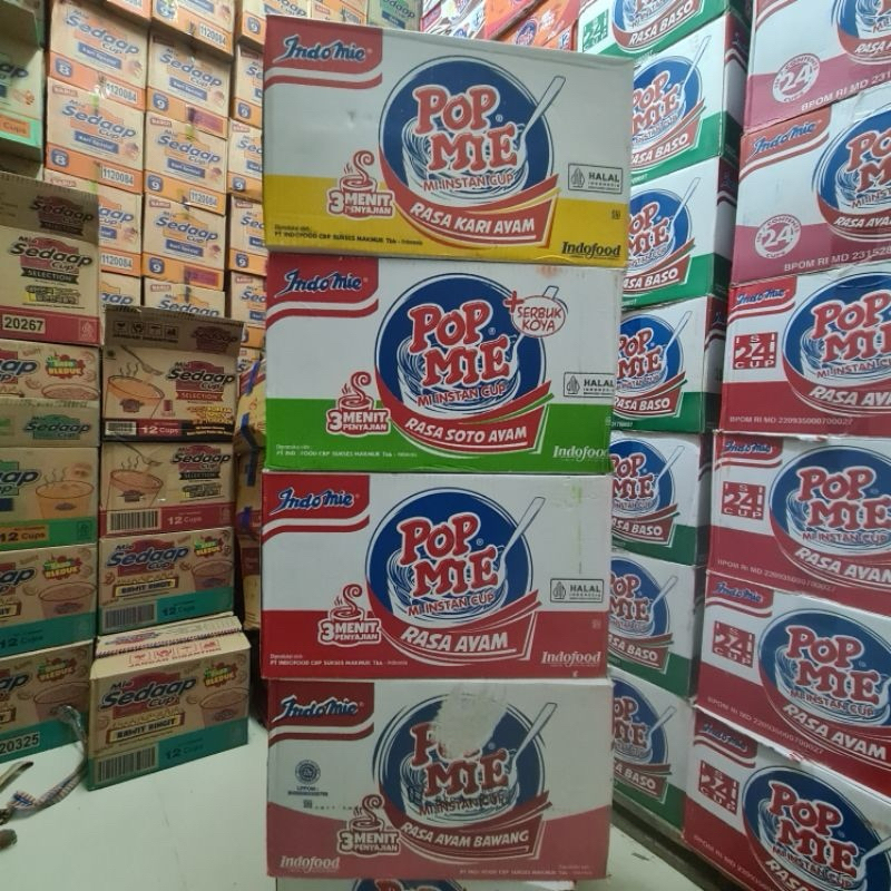 Jual Pop Mie 1 Dus (Jumbo 75GR isi 24 cup) | Shopee Indonesia