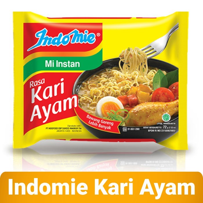 Jual Indomie Mi Instan Kari Ayam 72G | Shopee Indonesia