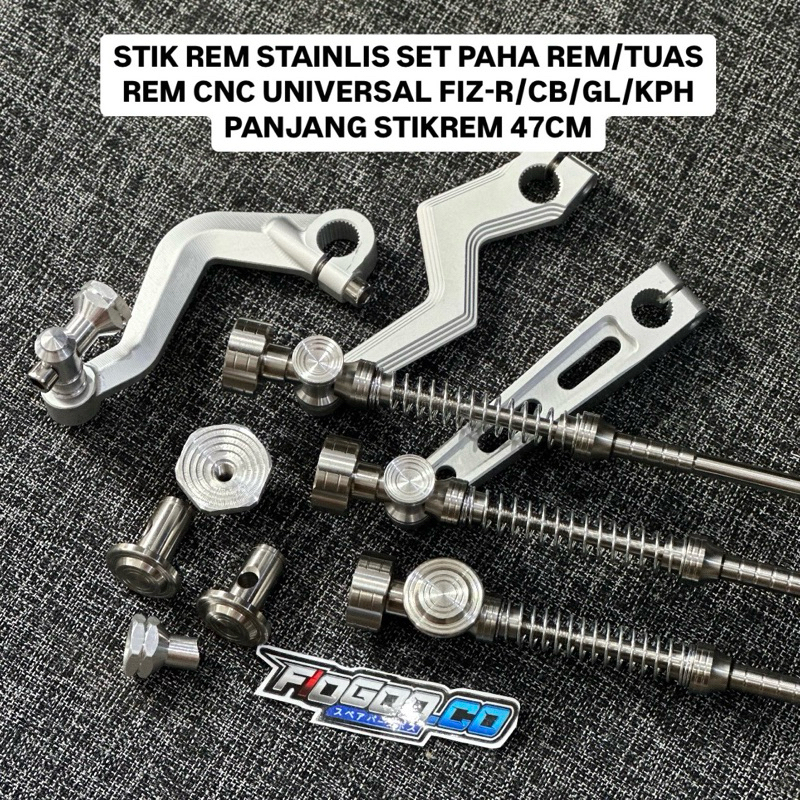 Jual STIK REM STAINLISS FIZ R UNIVERSAL STIK REM CNC STIK REM FULL ...