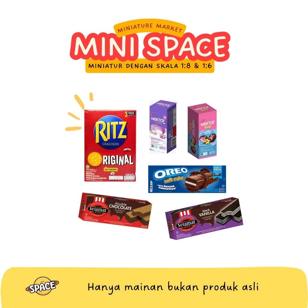 Jual Miniatur Snack Wafer Biskuit aksesoris Nendoroid Boneka & Action ...
