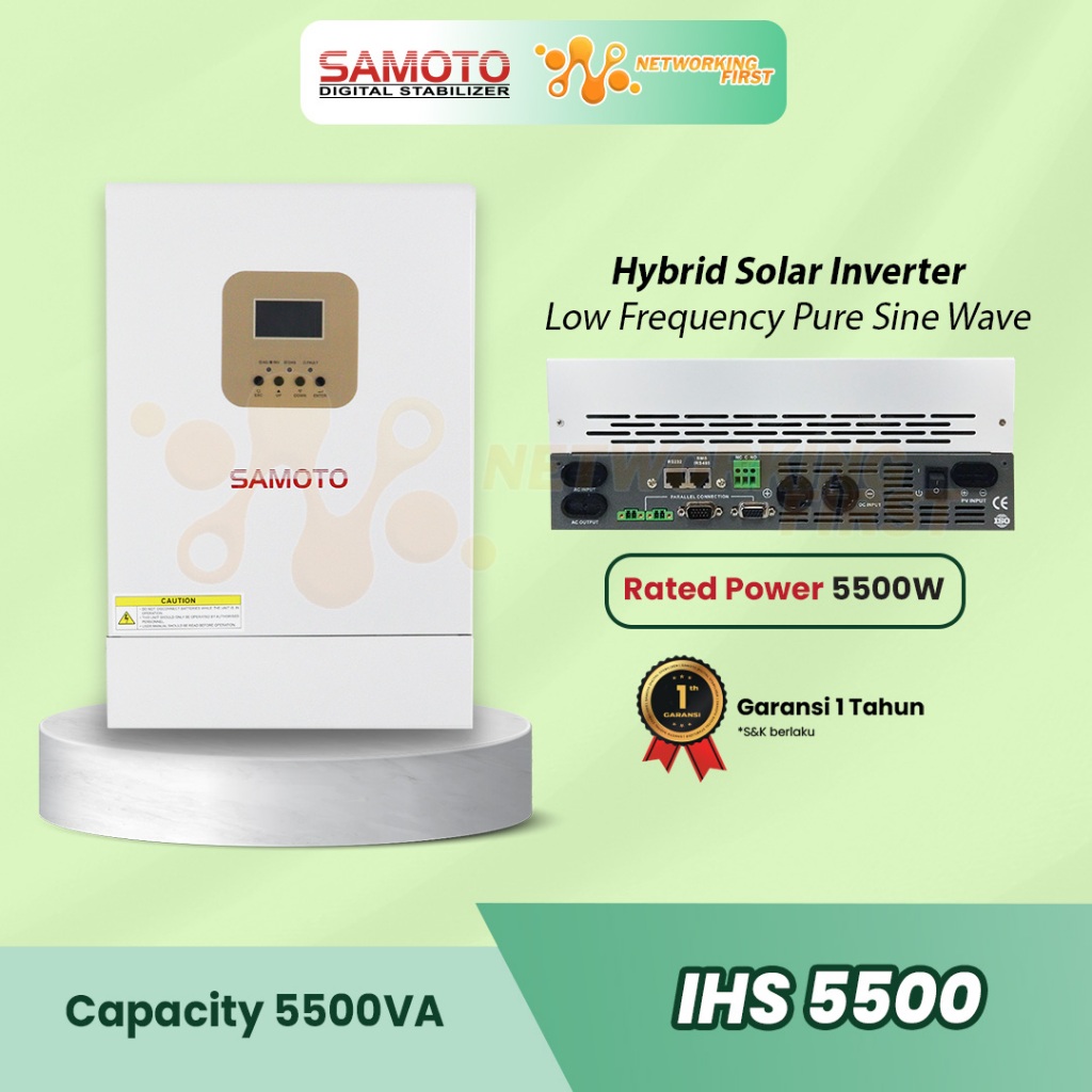 Jual Samoto Inverter Panel Surya IHS5500/5500Watt Hybrid Inverter Solar ...