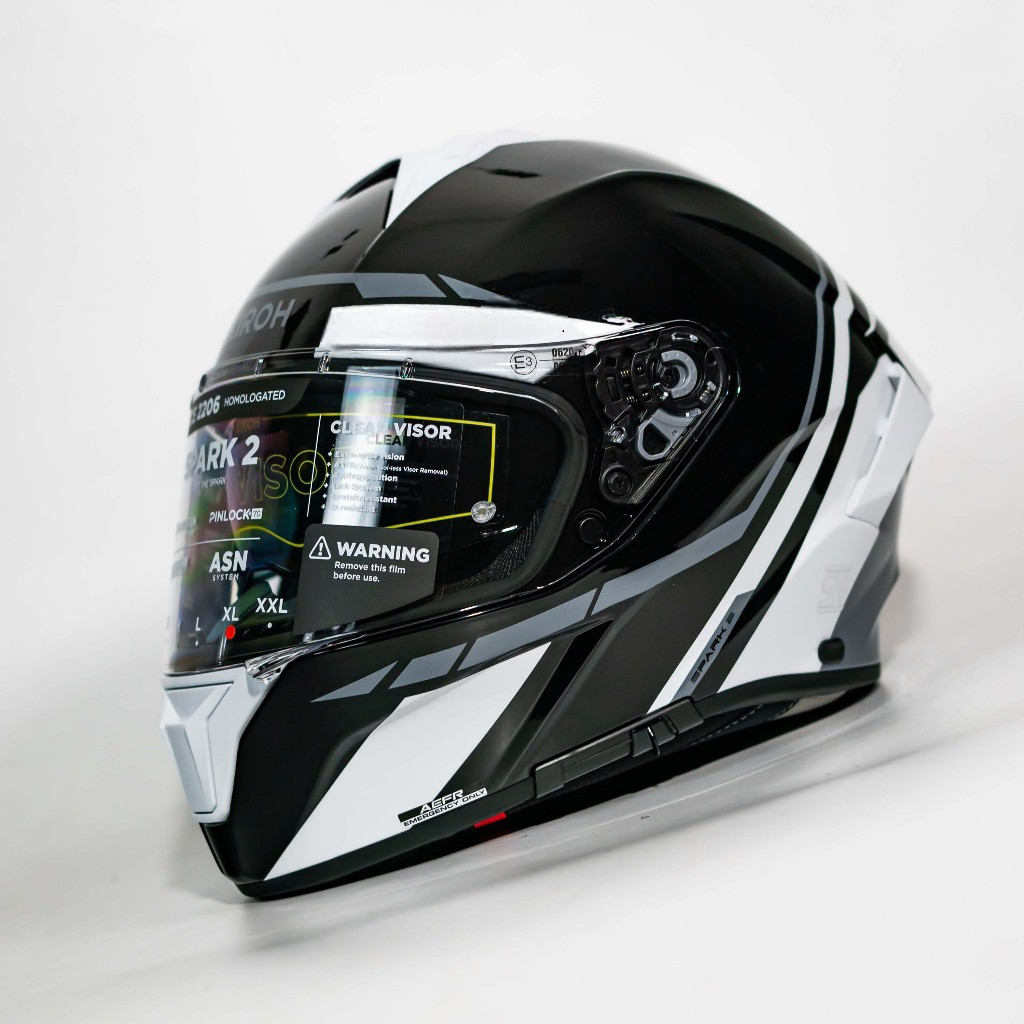 Jual Helm Airoh Spark 2 Spinner White Gloss | Shopee Indonesia