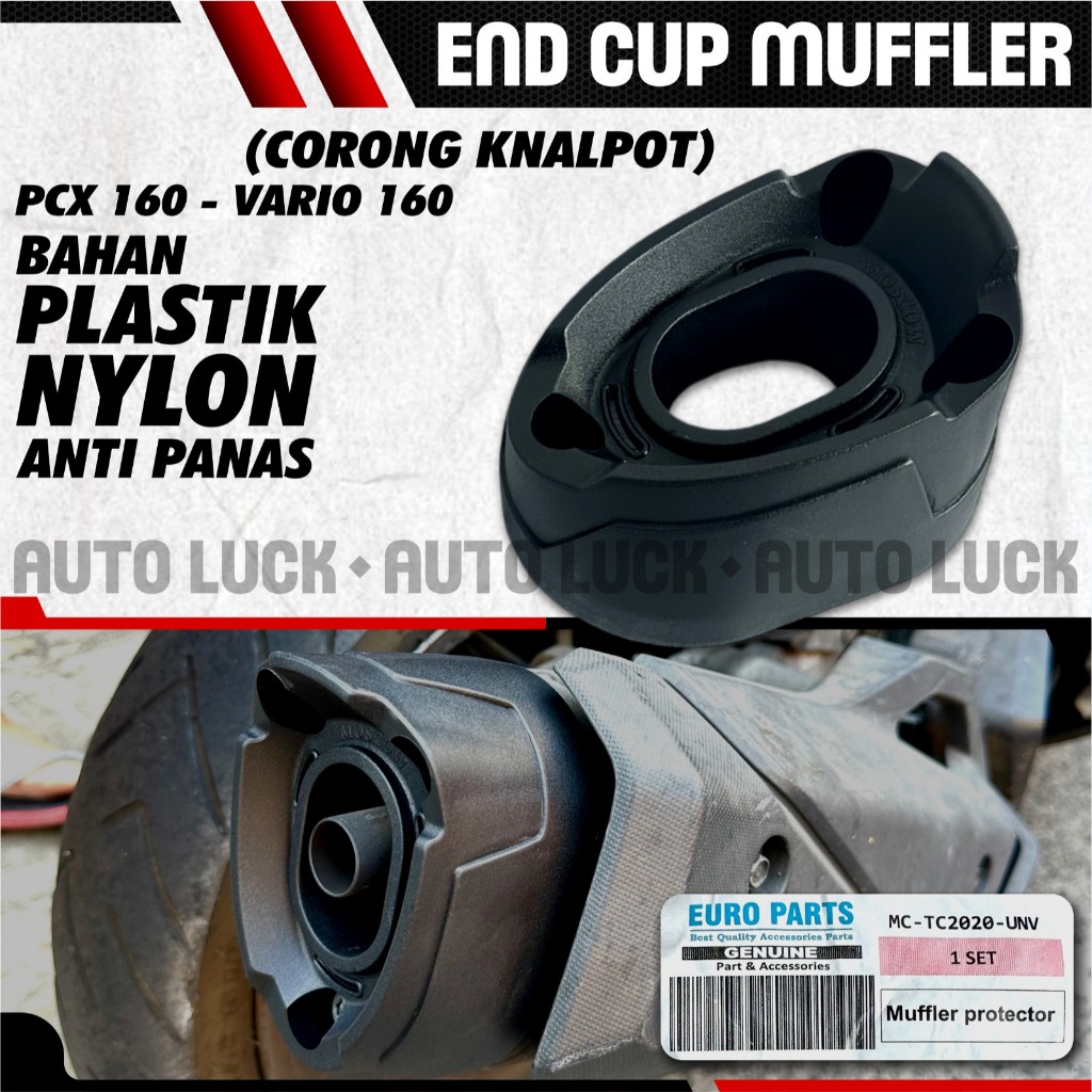 Jual MOSCOW Corong Knalpot Matic End Muffler end cup chrome moncong ...