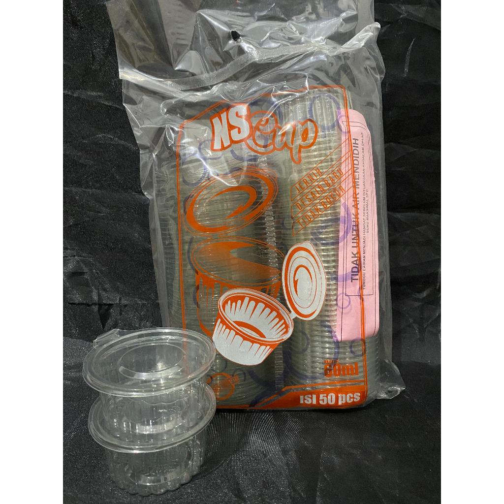 Jual Tempat Agar/cup/sambal/saos/puding blimbing 60 ML Model Belimbing ...