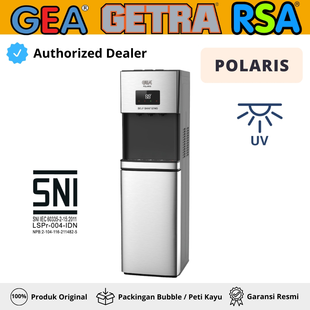 Jual GEA POLARIS Dispenser Galon Bawah Water Dispenser With UV Lamp ...