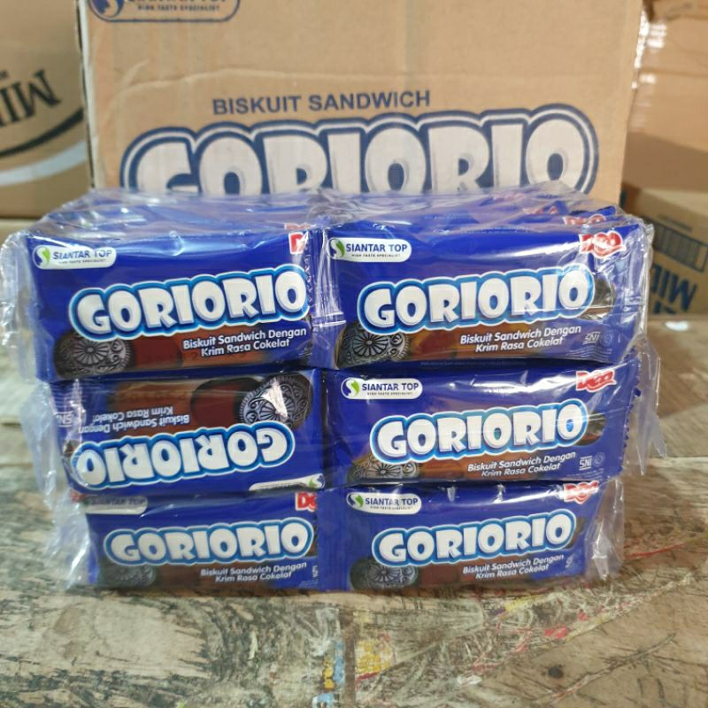 Jual Goriorio Biskuit Sandwich (1 dus isi 200 pcs) | Shopee Indonesia