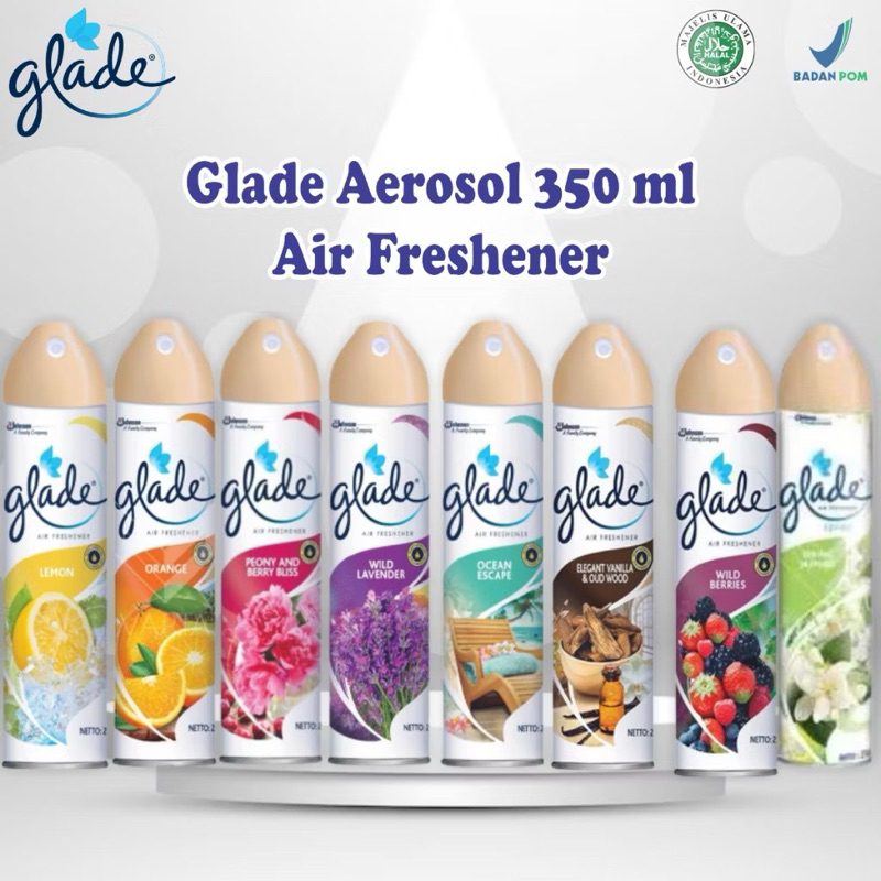 Jual Glade Aerosol 350ml / Pengharum Ruangan Glade Semprot / Glade ...