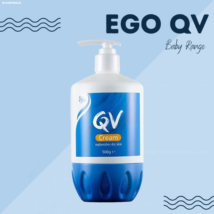 Jual Ego QV Cream 500gr replenishes dry skin/QV Moisturising Cream for ...
