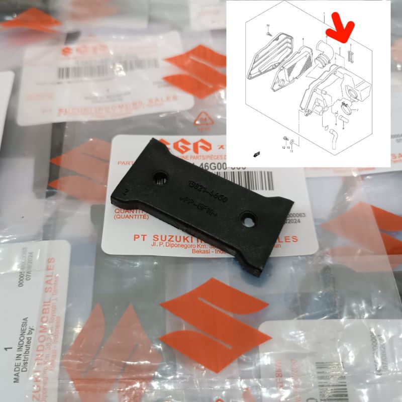 Jual pengunci box filter udara SPIN 125 13821-46G00 original sgp asli ...