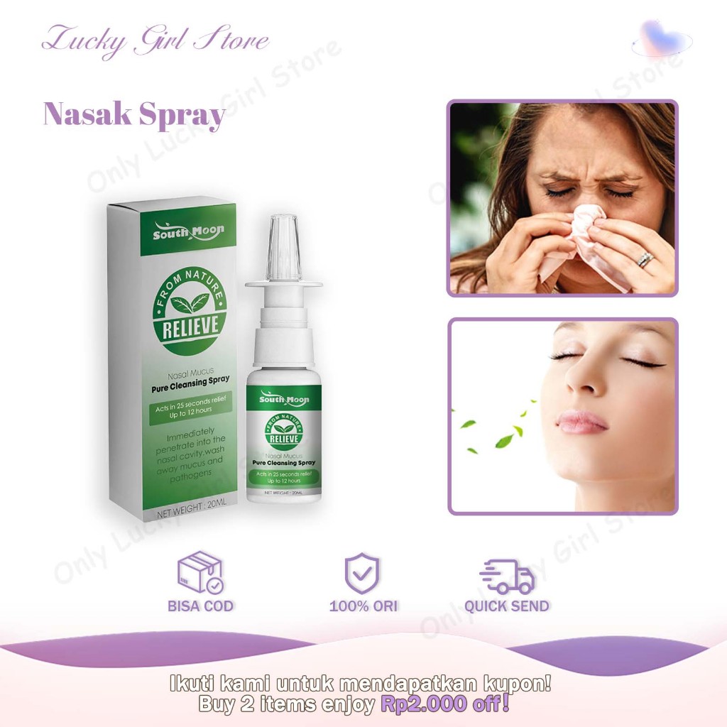 Jual South Moon 【Beli 2 Gratis 1/COD】Nasal Spray 20ml Sinusitis ...