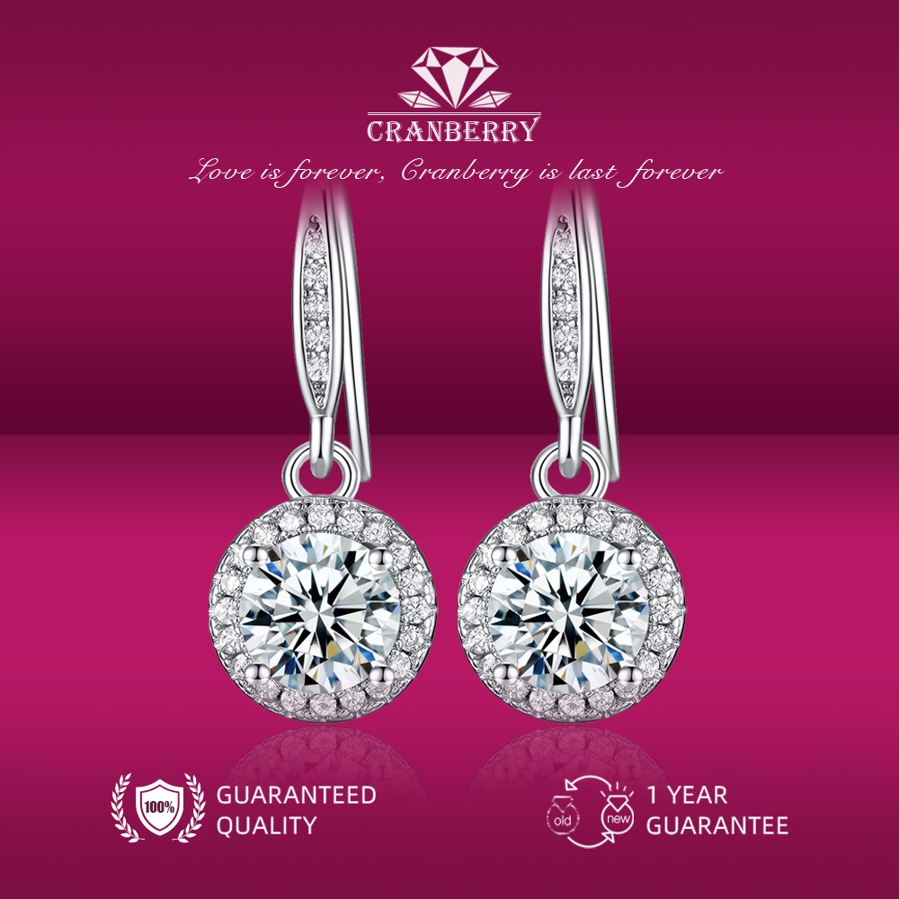 Jual Anting Cewek Permata Aksesoris Wedding Tunangan Couple - Cranberry ...