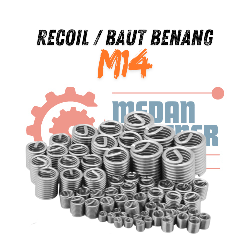 Jual Recoil Drat Baut M14 1.25 1.5 2D Helicoil Stainless Verbos | Shopee Indonesia