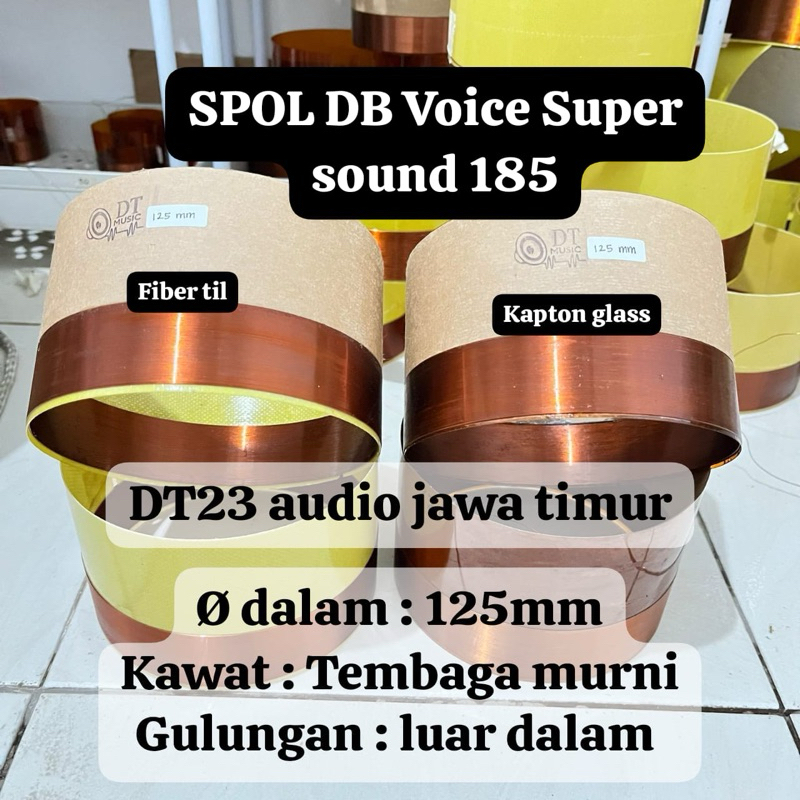 Jual Spull Speaker DB Voice Super sound 185 DT Music lilitan luar dalam ...