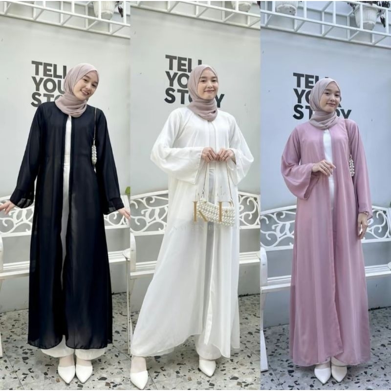 Jual Sabrina Outer Ceruty Babydoll | Outer Muslimah | Outer Kondangan ...