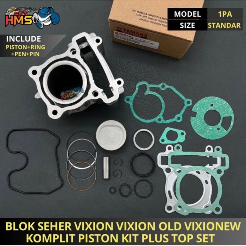 Jual BLOK SEHER BLOCK SEHER CYLINDER VIXION OLD NEW R15 V2 JUPITER MX OLD NEW YAMAHA 1PA PLUS ...