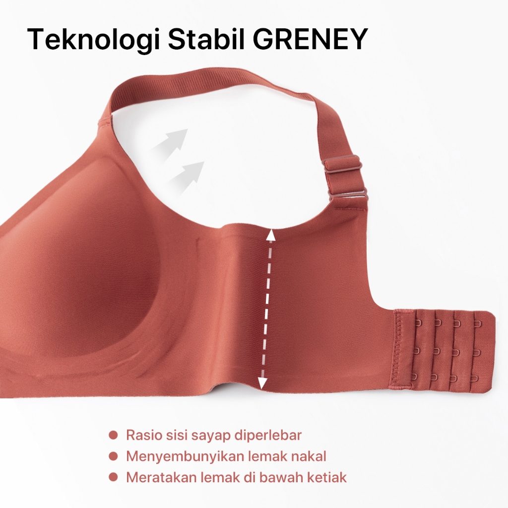 Jual GRENEY-Gbras-Bra Bigsize Tali Bra Lebar Bergesper Pakaian Dalam ...