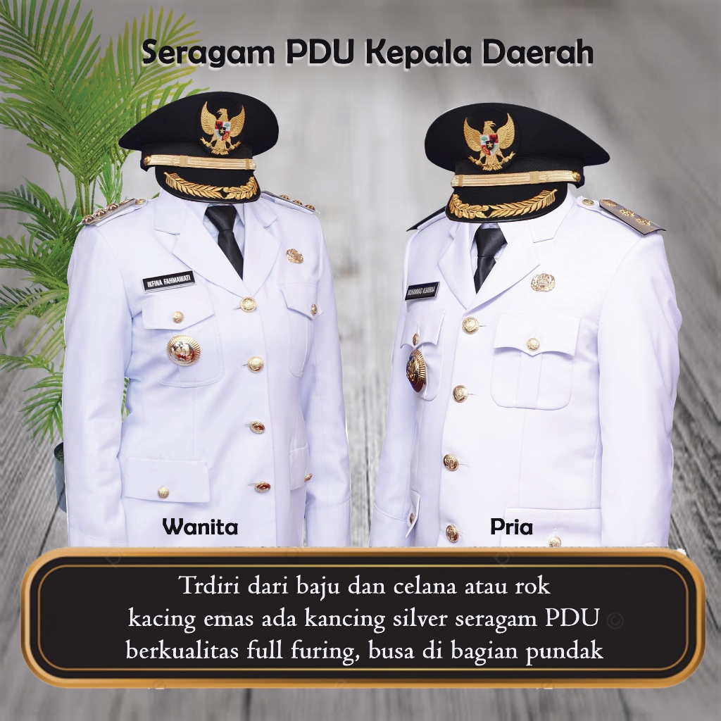 Jual SERAGAM RESMI UNTUK PDU KEPALA DAERAH LURAH/CAMAT/BUPATI | Shopee ...