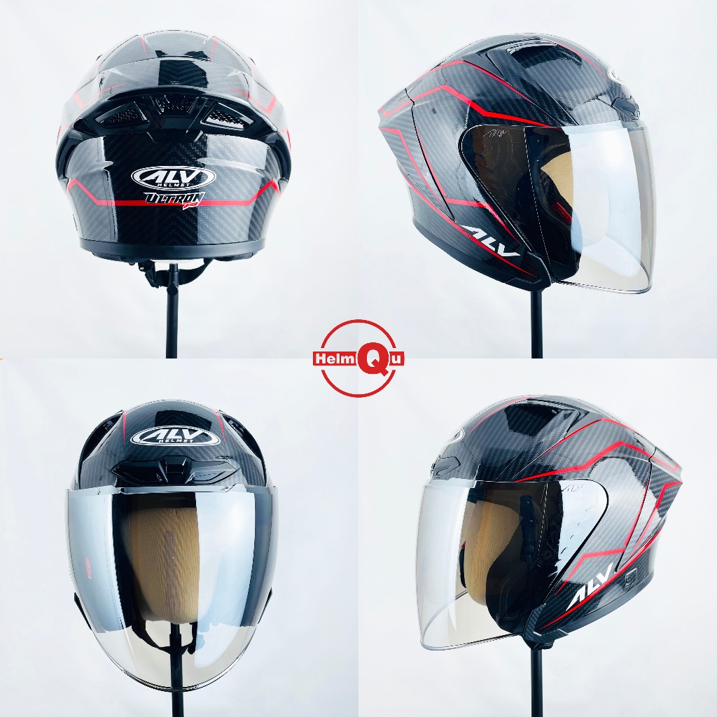 Jual HELM ALV ULTRON V2 NEW MOTIF | HELM HALFFACE STANDAR SNI 100% ...