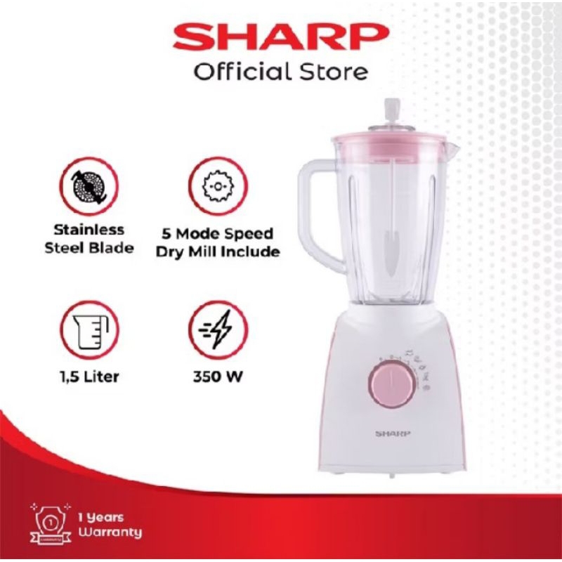 Jual Blender Sharp 3in1 EM 152P PK | Shopee Indonesia