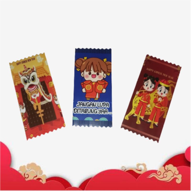 Jual Amplop Imlek Bentuk Permen / Angpau Angpo Hangbao Sincia Happy ...