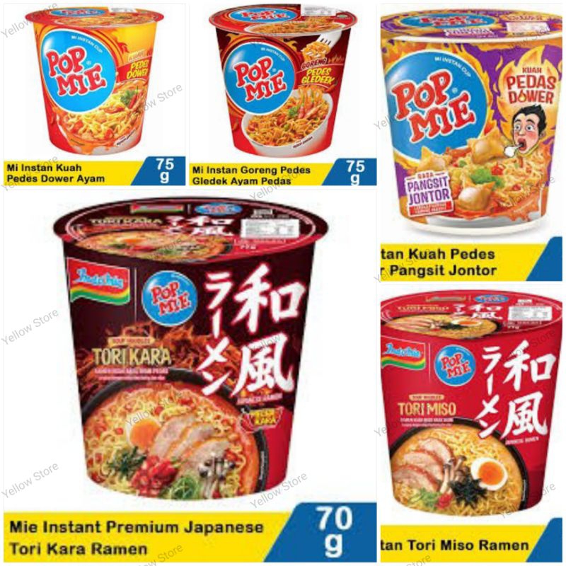 Jual Pop Mie Semua Rasa 70gr | Shopee Indonesia