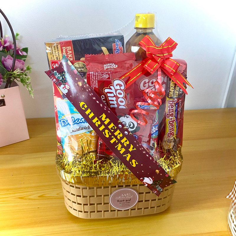 Jual PARSEL NATAL / PARSEL MAKANAN / PARSEL SNACK | Shopee Indonesia