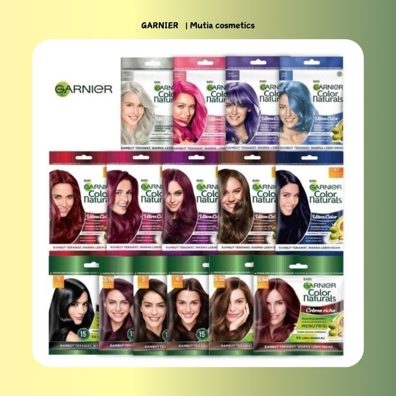 Jual Garnier Hair Color Natural | Pastel Color | Ultra Color Sachet ...