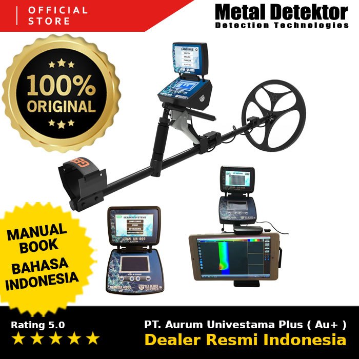 Jual Metal Detektor Titan Ger - 1000 Alat Pencari Metal, Emas, Coin ...