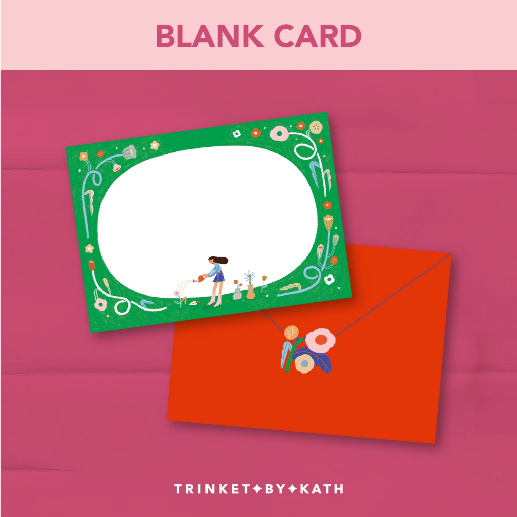 Jual Blank / Plain Greeting Card / Kartu Ucapan Polos - Trinket by Kath ...