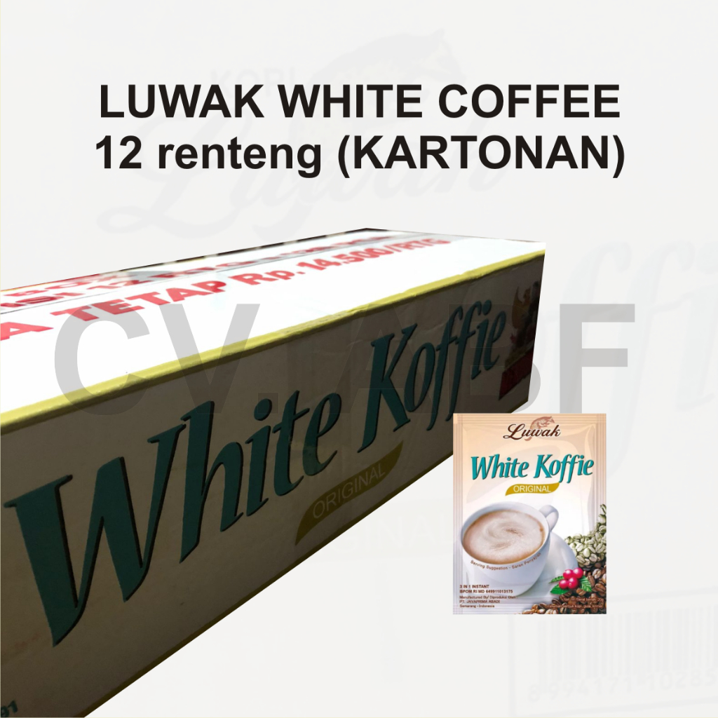 Jual [1 DOS] Luwak White Coffee Original (KARTONAN) | Shopee Indonesia